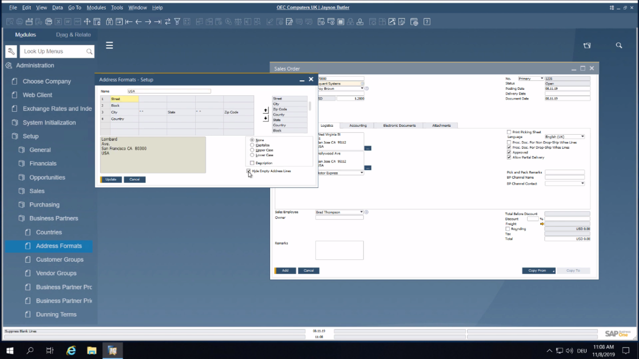 Sales and Purchasing Enhancement in SAP Business One 10.0